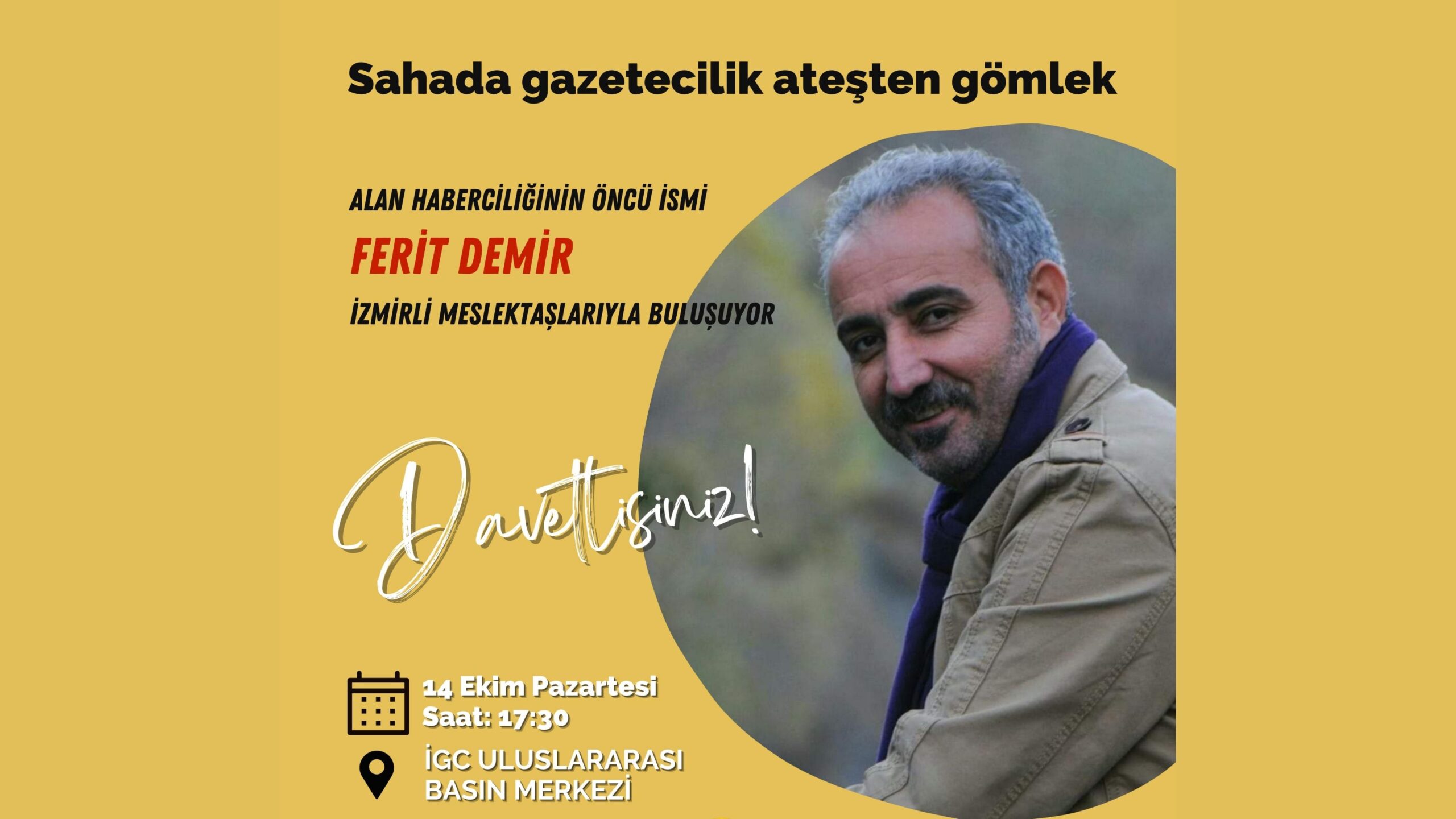 ALAN HABERCİLİĞİNİN ÖNCÜ İSMİ FERİT DEMİR İZMİRLİ MESLEKTAŞLARIYLA BULUŞUYOR – İzmir Gazeteciler ...